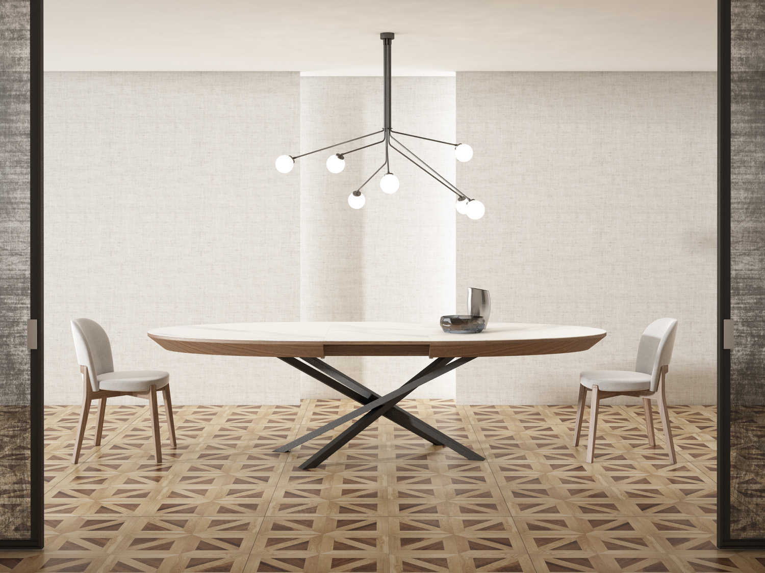 How to choose the ideal dining table taking into account the space ...